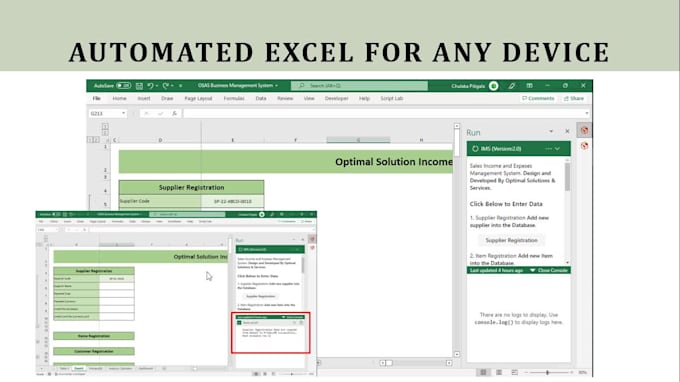 Automate excel to work with any device and any operating system by ...