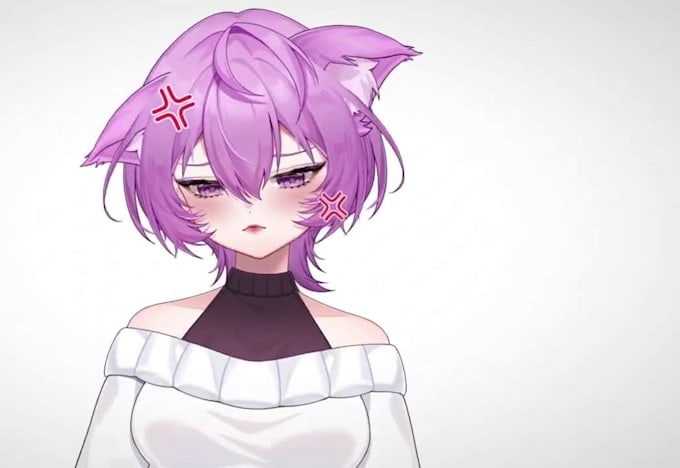 Rig high quality live 2d vtuber model live 2d rigging streaming avatar ...