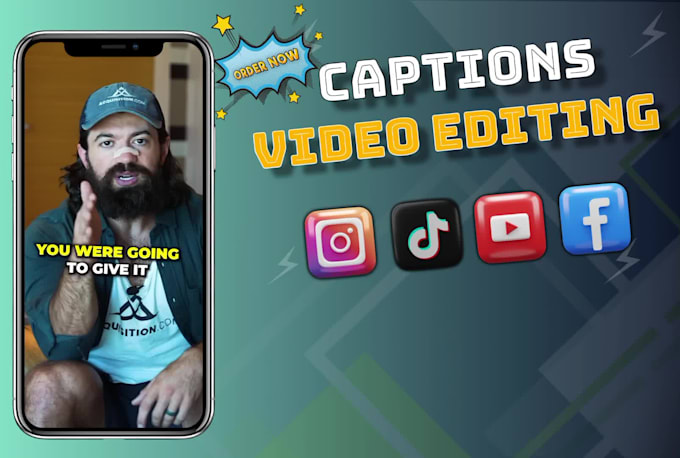 Edit your short form content with engaging captions by Cash_7 | Fiverr