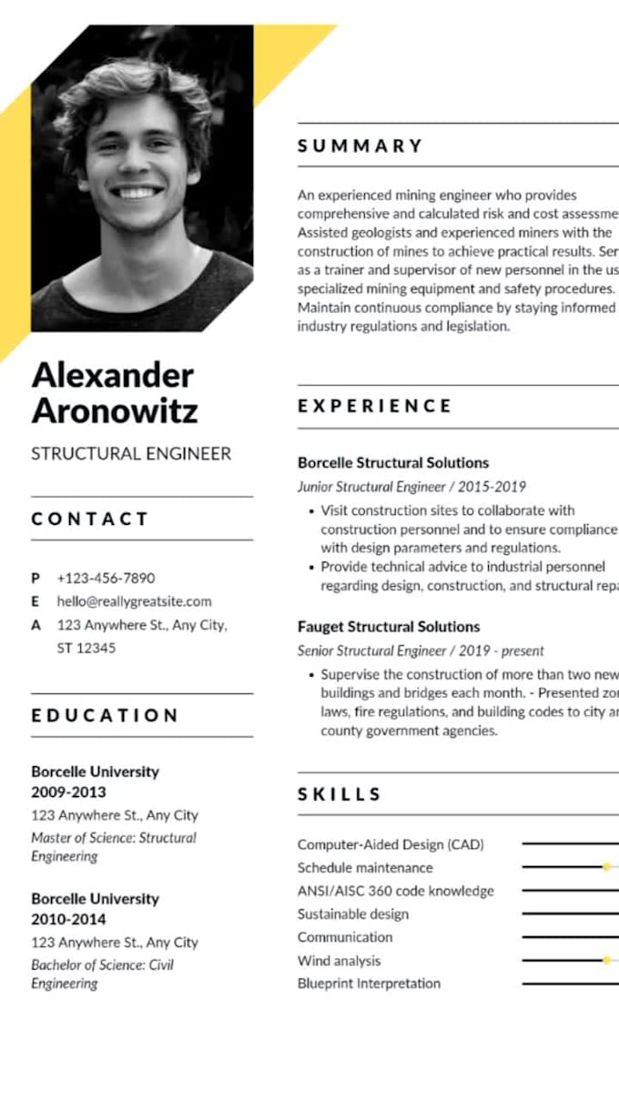 Design your resume design and cv design by Ammaar53 | Fiverr