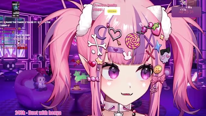 Design and rig vtuber model, live2d model, vtuber, anime, png tuber ...