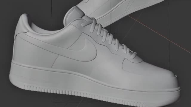 Realistic 3d shoe design rendering and modeling footwear concept and ...