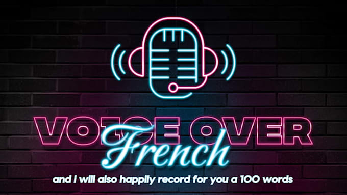 Record professional french voice over by Charafeddinn | Fiverr