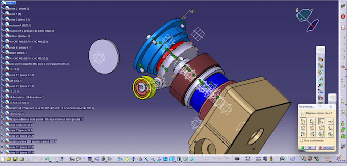 Design 2d and 3d models using catia v5 and solidworks by Abounaimamouad ...