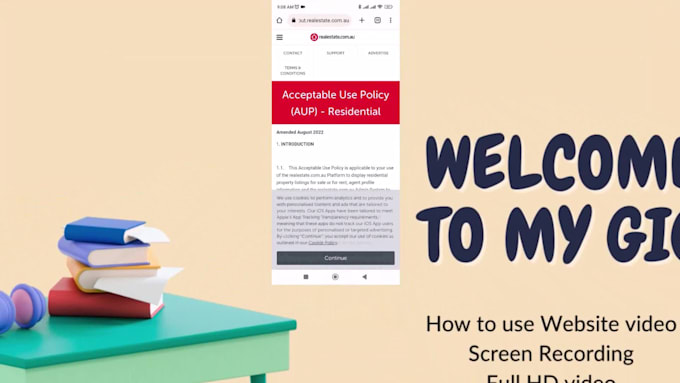 Perform screen recording or screen capture for your website by Minhaamna | Fiverr