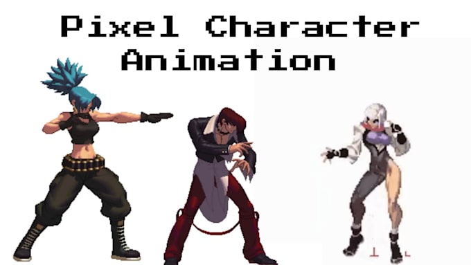 Custom pixel art character, sprite sheet, pixel art animation for 2d ...