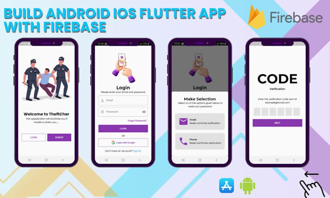 Develop mobile applications using flutter, flutter app by Atta_rehman | Fiverr