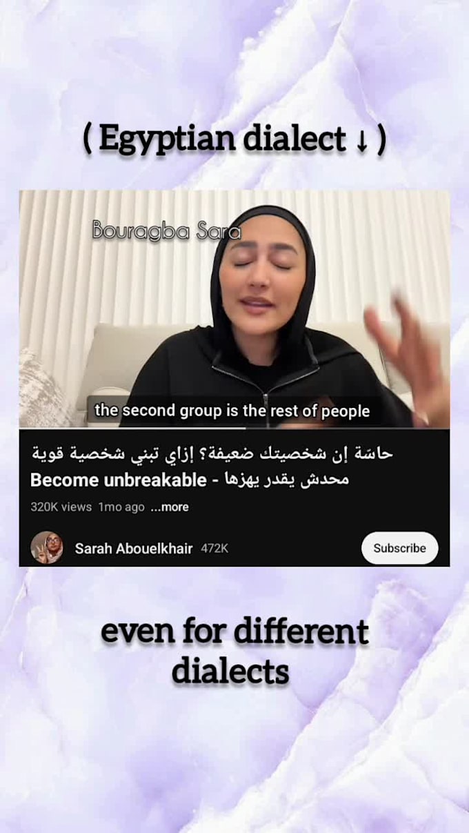 Create synced subtitle or caption on your video by Sara_bouragba | Fiverr