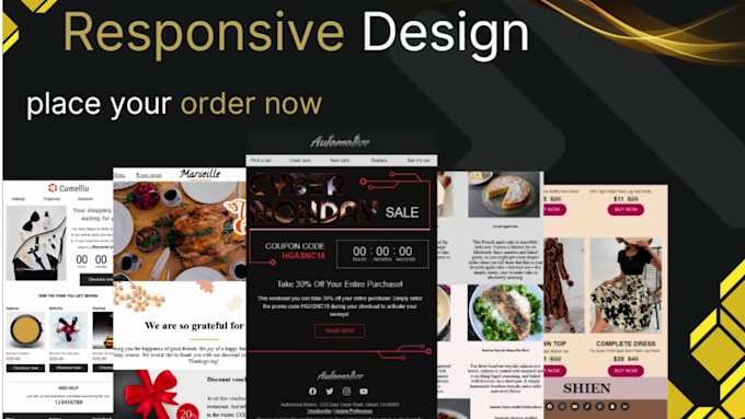 Design high quality email template for your business by Fazla76642 | Fiverr