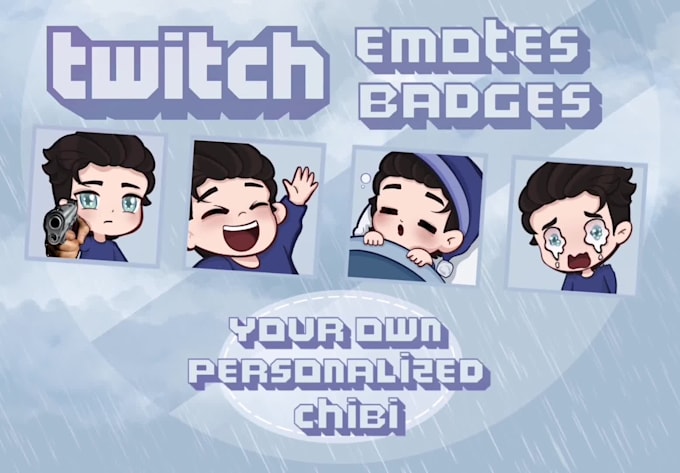 Made you your personal twitch emotes by Finnie0 | Fiverr