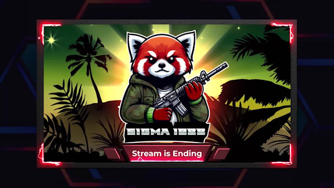 Design unique twitch, kick logo, animated overlays, panels by ...