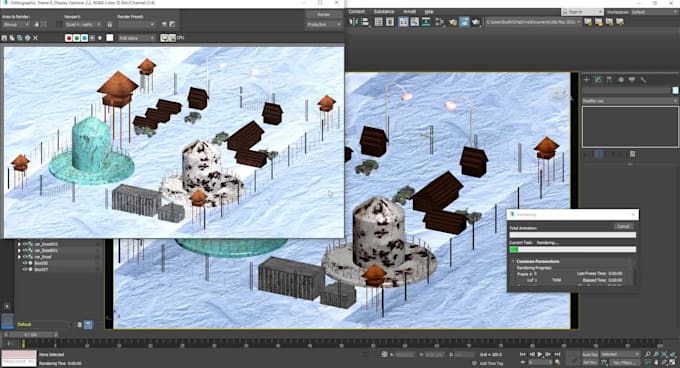 Do game screen design using 3ds max by Bitzs_90 | Fiverr