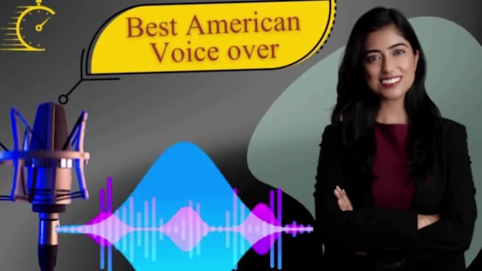 Record a professional american female voice over by Maria_creativty ...