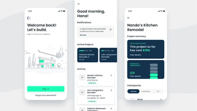 Develop construction app, contractor app, project management app by ...