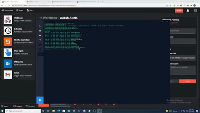 Deploy wazuh and integrate shuffle, thehive, cortex, elk and ...
