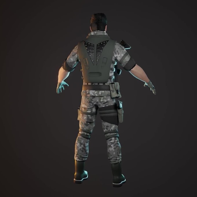 Create custom 2d,3d character animation, character design, texture and ...