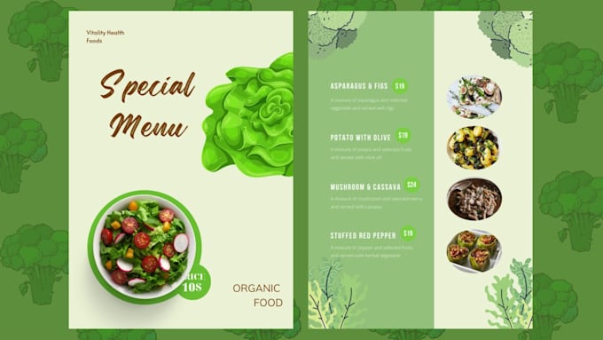 Design professional food menu, restaurant menu by Linhthu777 | Fiverr