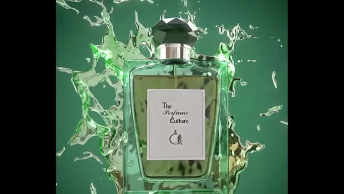 Animate 3d perfume bottle animation, cgi perfume bottle render, 3d ...