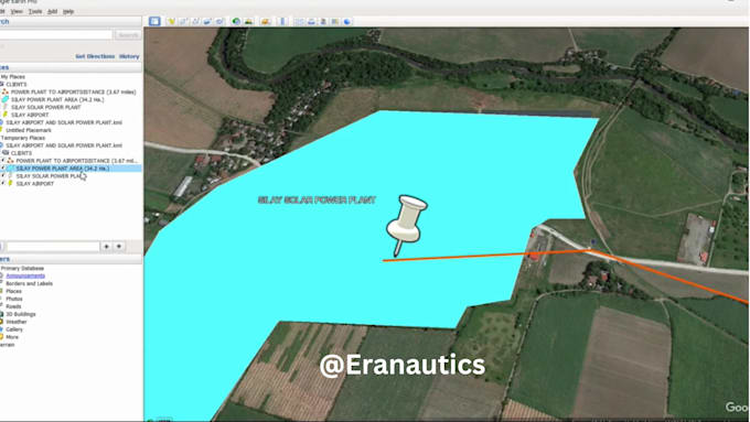 Create digital maps you want in jpeg,kmz,kml,shp,polygon,track,route,placemark by Eranautics ...