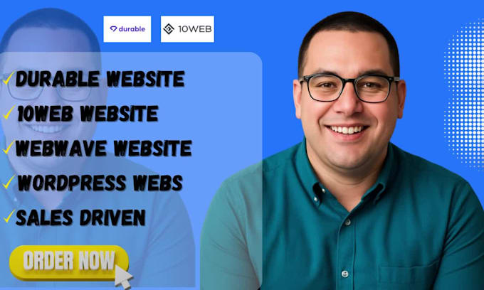 Design stunning durable ai weebly website 10web webwave website durable ...