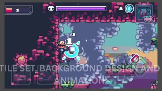 Do 2d pixel art tileset game art sprite sheet top down tile map game ...