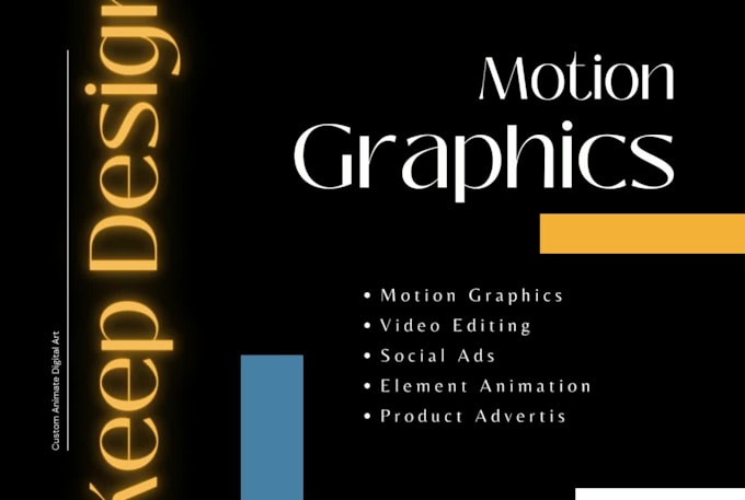 Do minimalist motion graphics and video editing by Tonmoy_rana | Fiverr