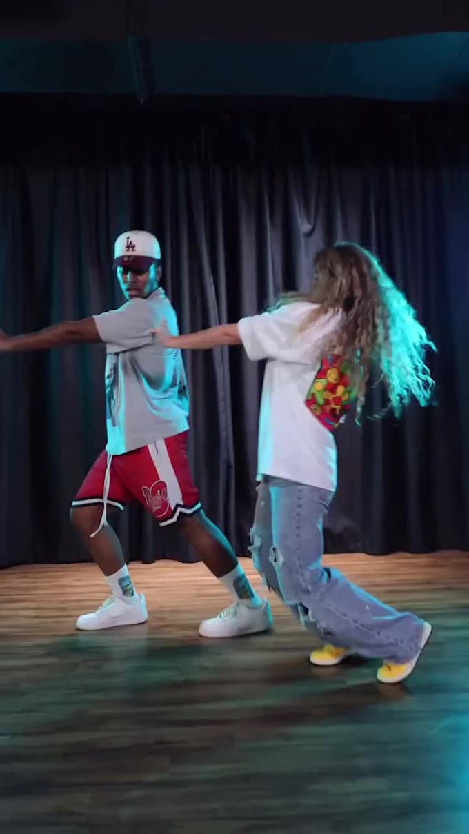 Do amazing group dance, choreography, tik tok dance with a perfect dancing steps by Evelyn ...