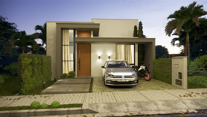 Create realistic 3d views of your project by Caianwilson | Fiverr