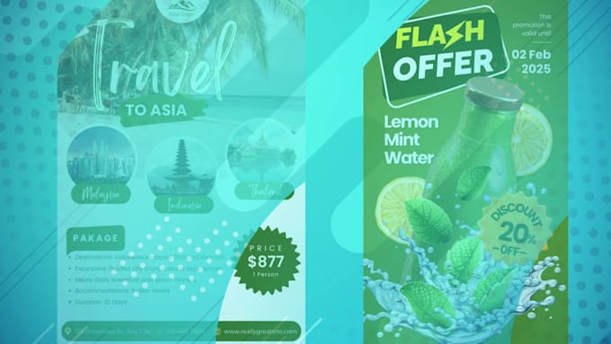 Design 2 modern attractive flyers in 24 hours by Softgraphic1 | Fiverr