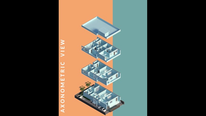Create exploded axonometric view by Nilakshiwarkar | Fiverr