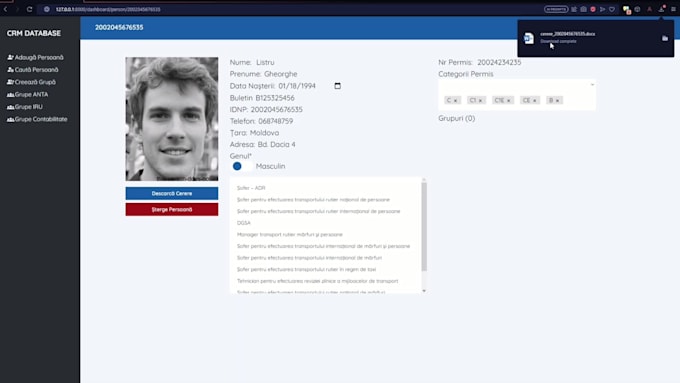 Create you a practical crm customer relationship management by Scriptify_web | Fiverr