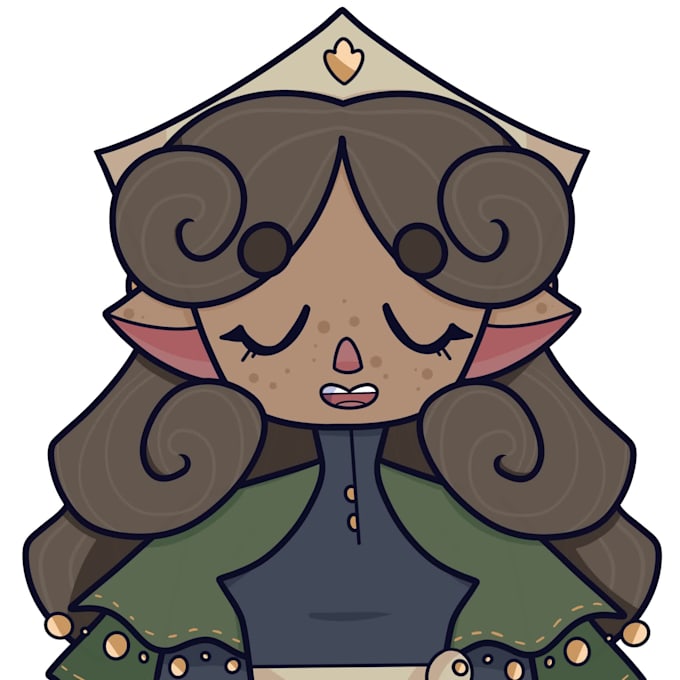 Create a cute pngtuber model by Pixie_drawings | Fiverr