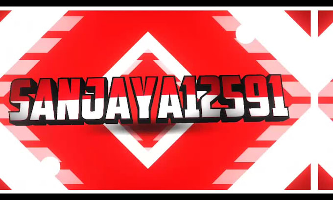 Create custom animated for channel name youtube by Sanjaya12591 | Fiverr