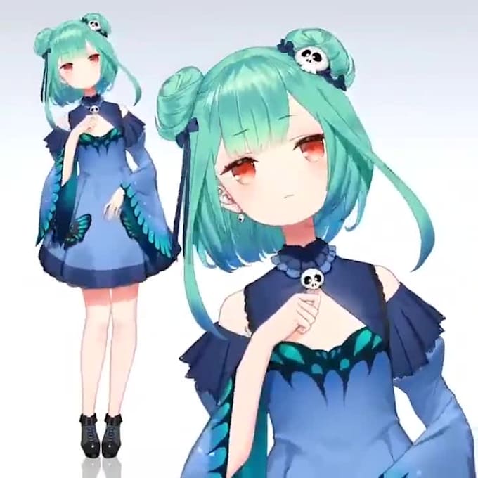 Live2d vtuber rigging vtuber model vtube studio live 2d vtuber model ...