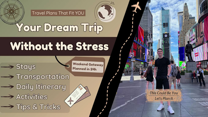 Plan your perfect trip by Sileoni | Fiverr