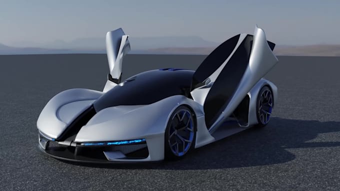 Design car 3d model in blender by Muzzdev23 | Fiverr