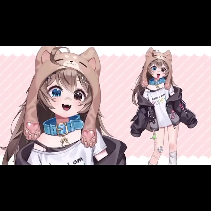 Draw and rig 2d vtuber model, anime live2d model, 2d vtuber rigging ...