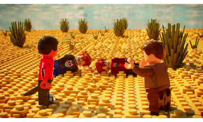 3d lego character design, 3d legominifigure, lego 3d lego 3d lego ...