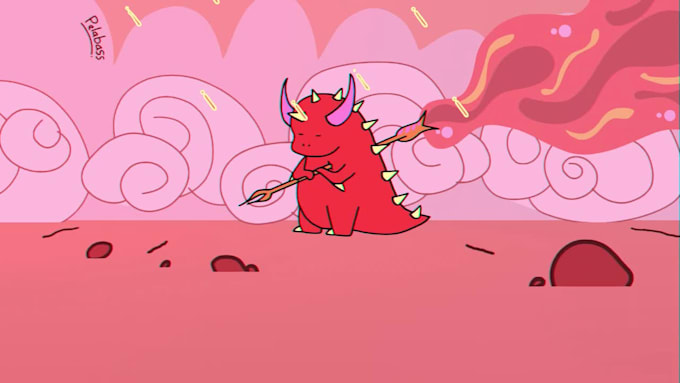 Create simple looping 2d animation illustration by Pelabass | Fiverr