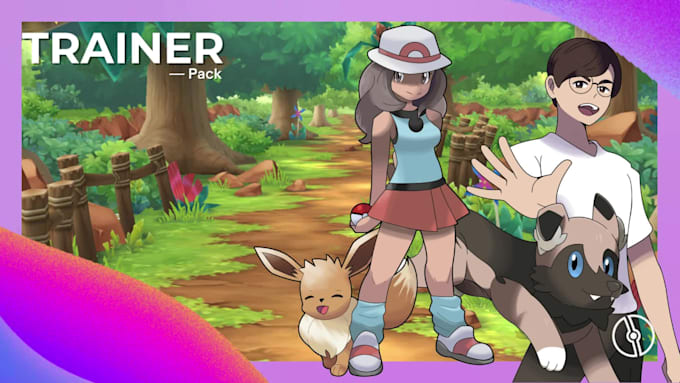 Create you as a anime style pokemon trainer by Stelarvh06 | Fiverr