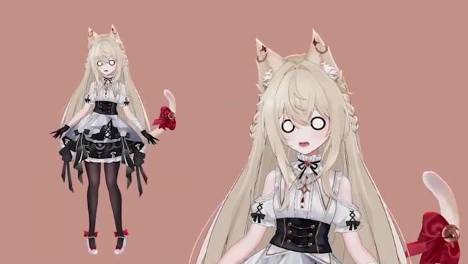 Design and rig 2d vtuber, live2d vtuber, vtuber model, live2d by ...