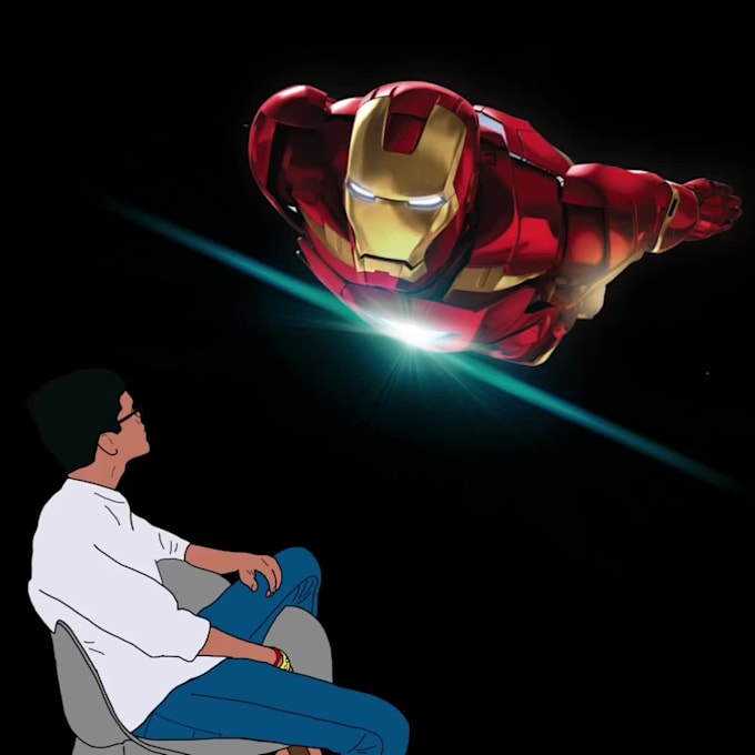 Cartoon vector drawing artist anywhere anytime available by ...