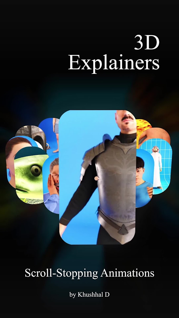 Create viral 3d explainer videos for youtube shorts like zack d films animation by Kdstudioindia ...