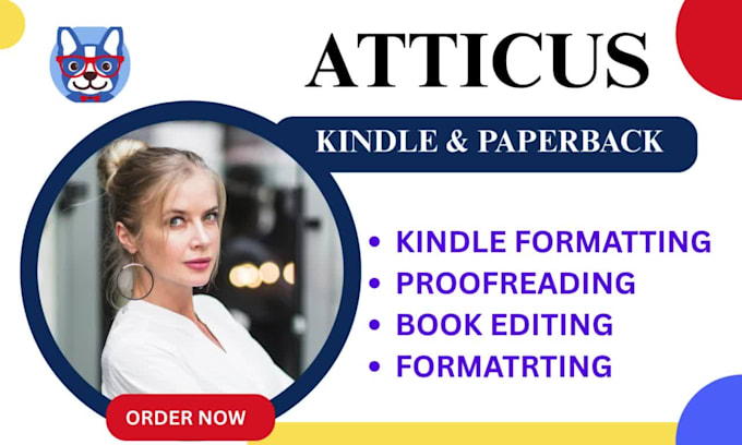 Do book formatting, atticus book formatting, amazon kindle, atticus by Meet_mary | Fiverr
