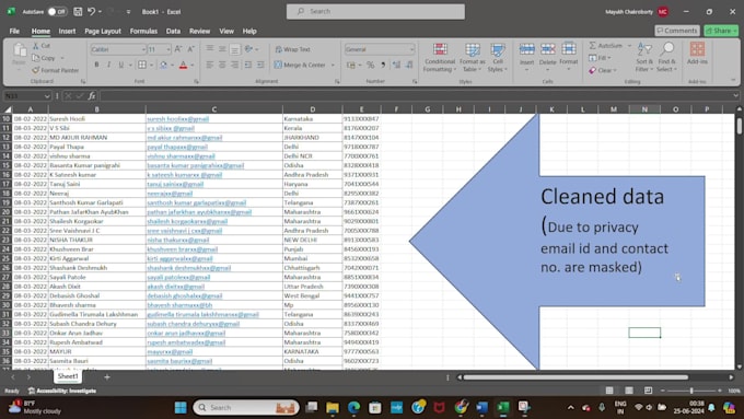 Do data conversion and analysis as per the client requirement by ...