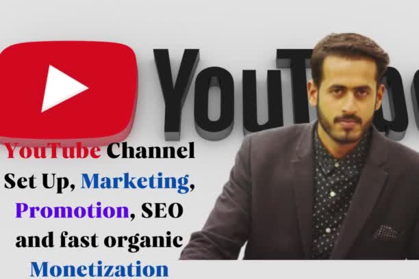 Create, set up, marketing, promotion, seo and monetization youtub ...
