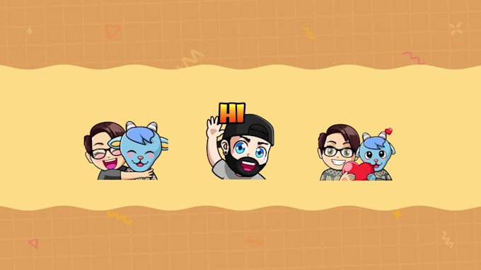 Create an amazing animated emote gif for kick or twitch channel by Raja ...