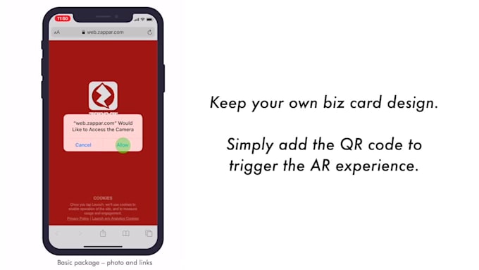 Make an augmented reality business card by Danskerdigital | Fiverr