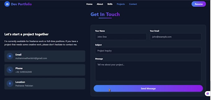 Do a high converting responsive landing page using react and tailwind css by Haris_barki | Fiverr
