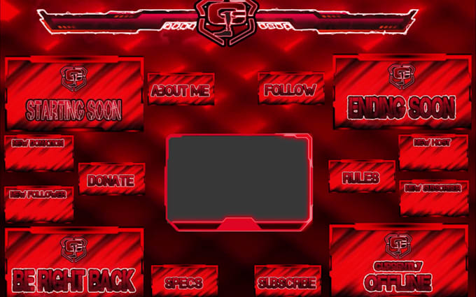 Make professional streaming overlay design for your live streams by ...